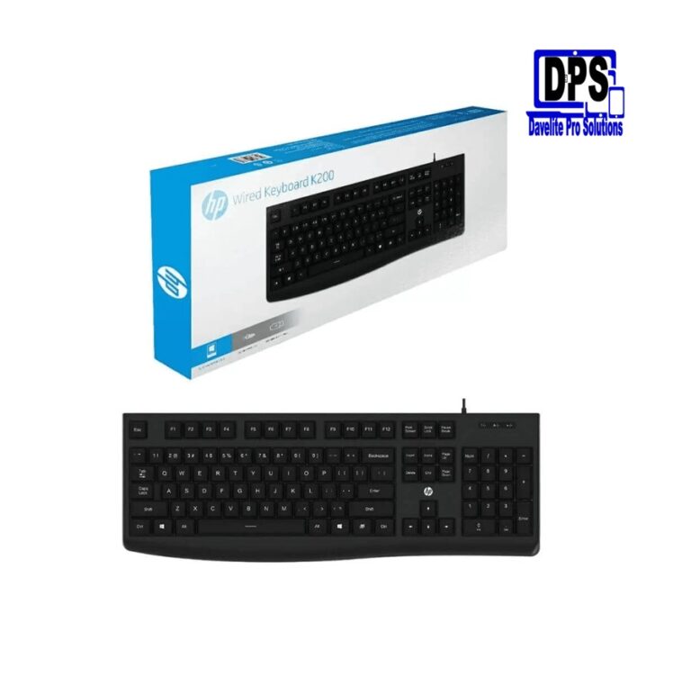 HP USB Keyboard K200 Black (3CY44PA) - Davelite Pro Solutions
